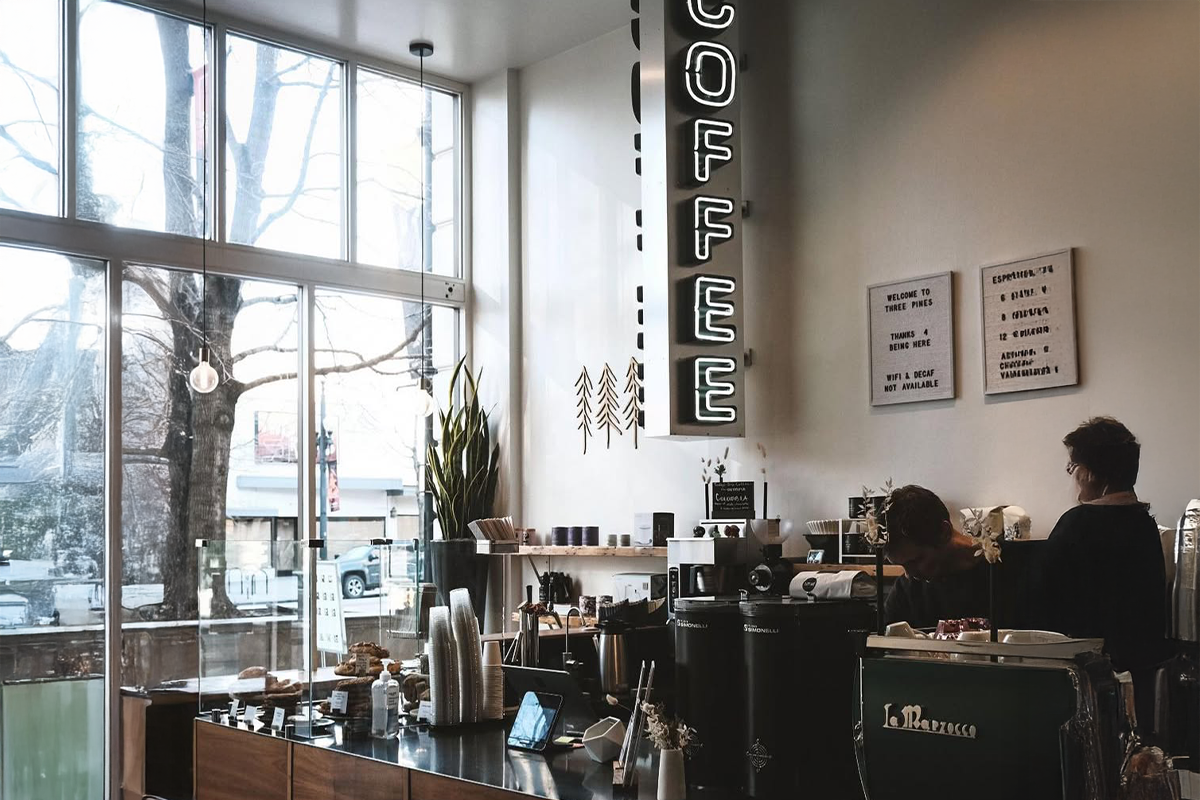 Best Coffee Downtown Salt Lake City | Three Pines Coffee Heart Beans ...